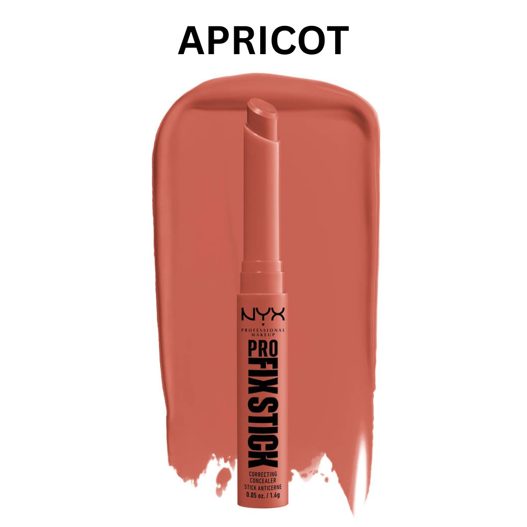 NYX Pro Fix Stick Color Correcting Concealer for Dark Circles - Apricot ...