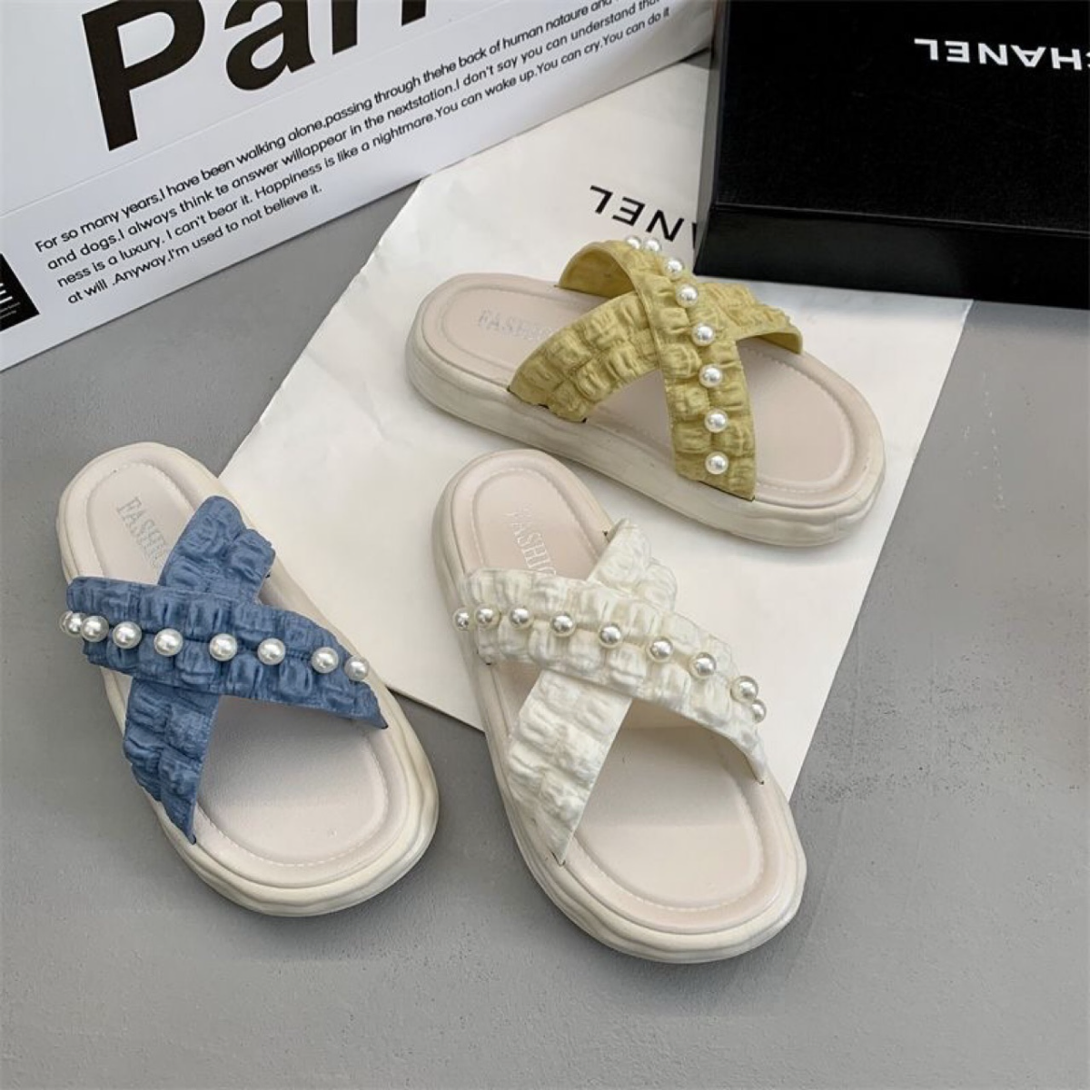 BLOOM STRIDE FEMALE SLIPPERS - Floras Life