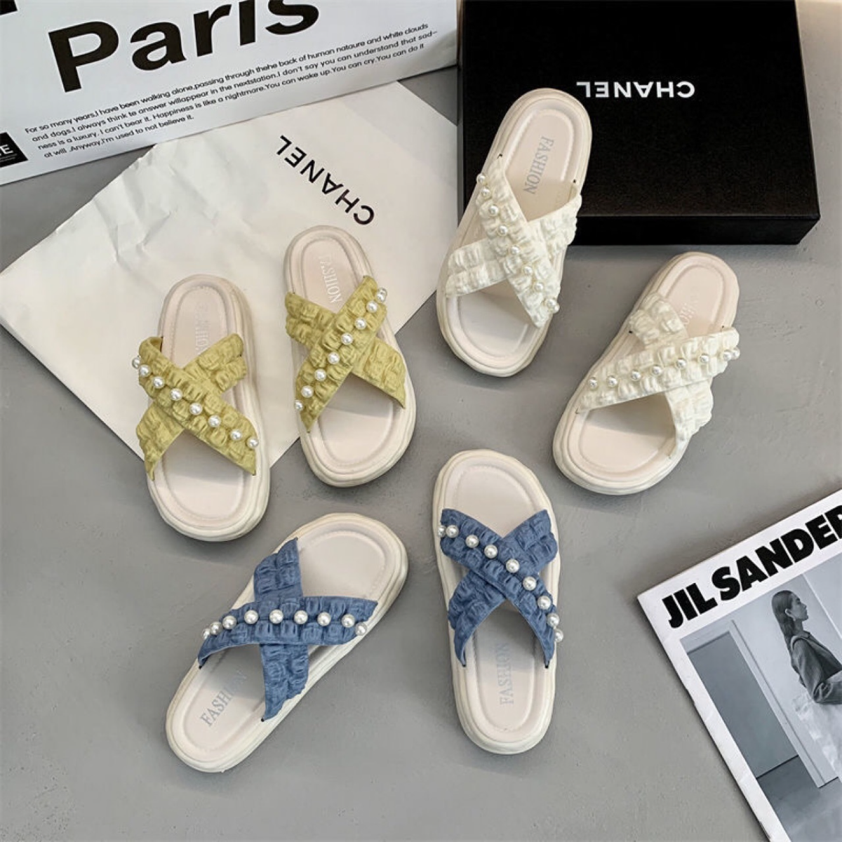 BLOOM STRIDE FEMALE SLIPPERS - Floras Life