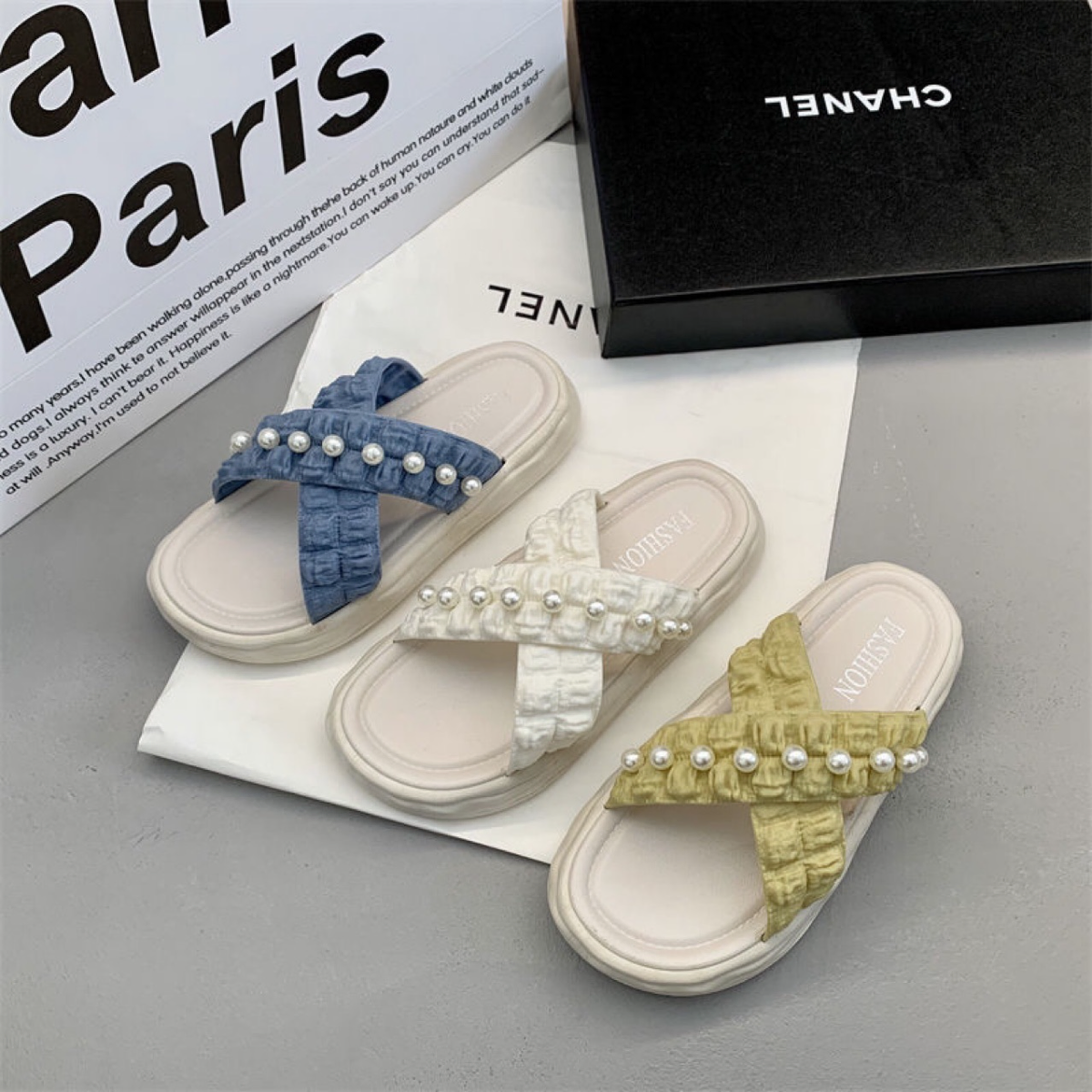 BLOOM STRIDE FEMALE SLIPPERS - Floras Life