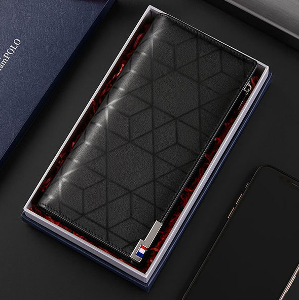 ARMOR SAFE MEN’S LONG WALLET - William Polo