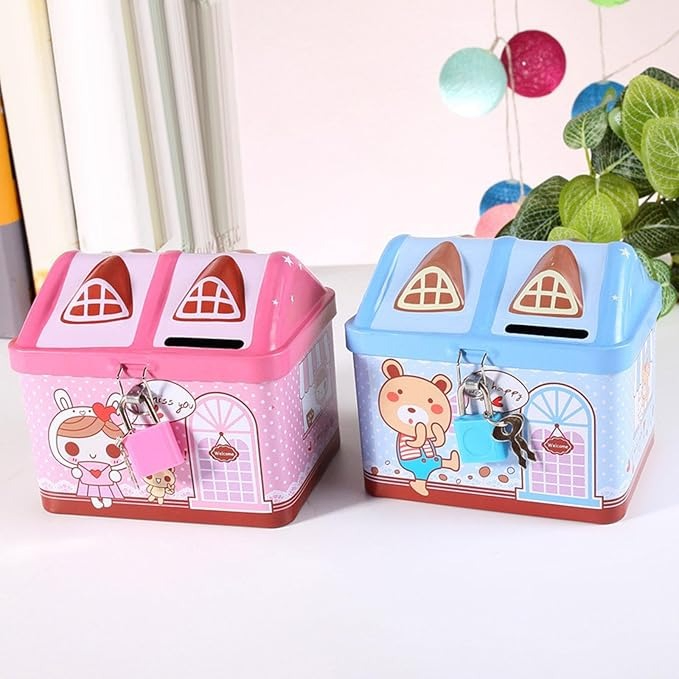 Children Cartoon Saving Small Coin Bank - Shopnest BD