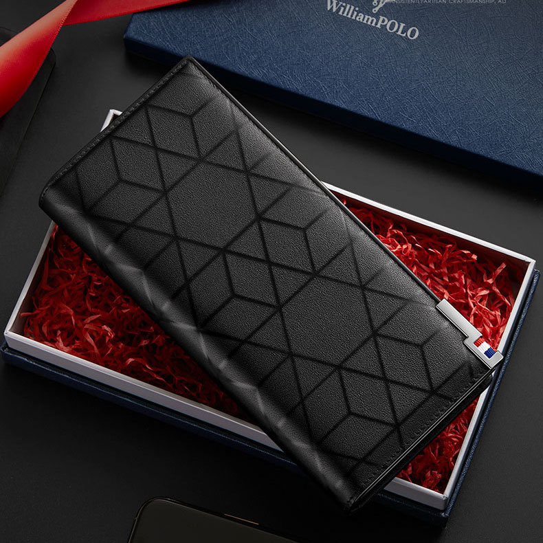 ARMOR SAFE MEN’S LONG WALLET - William Polo