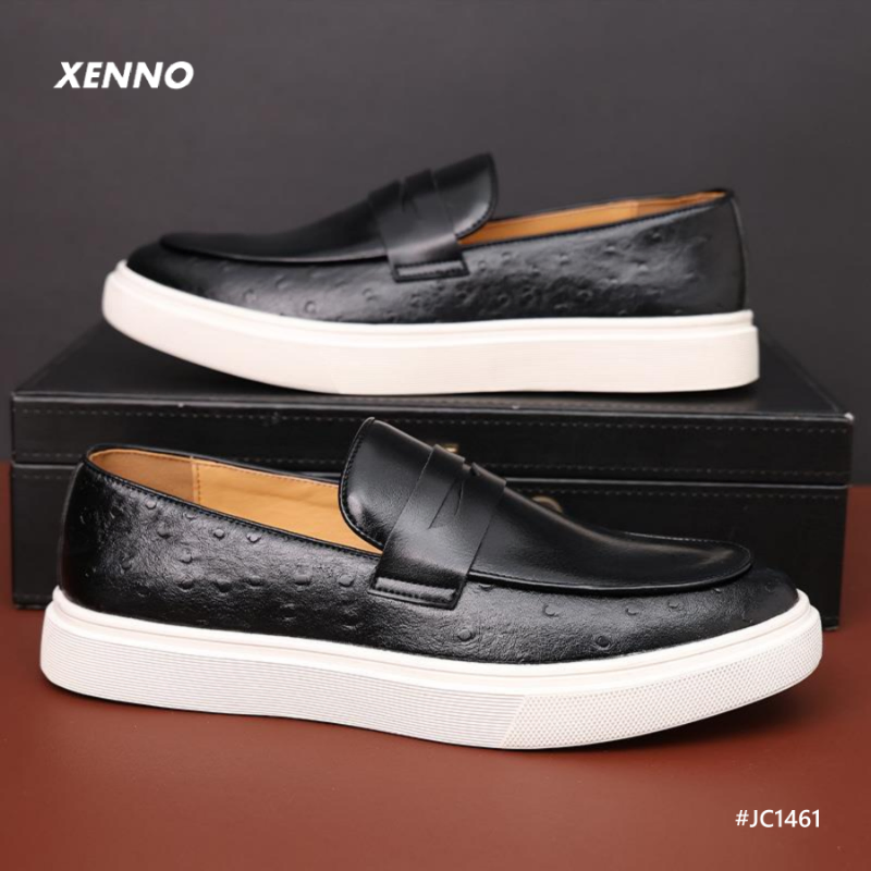 Premium Leather Soft Sole Business Loafers Shoes - Xenno