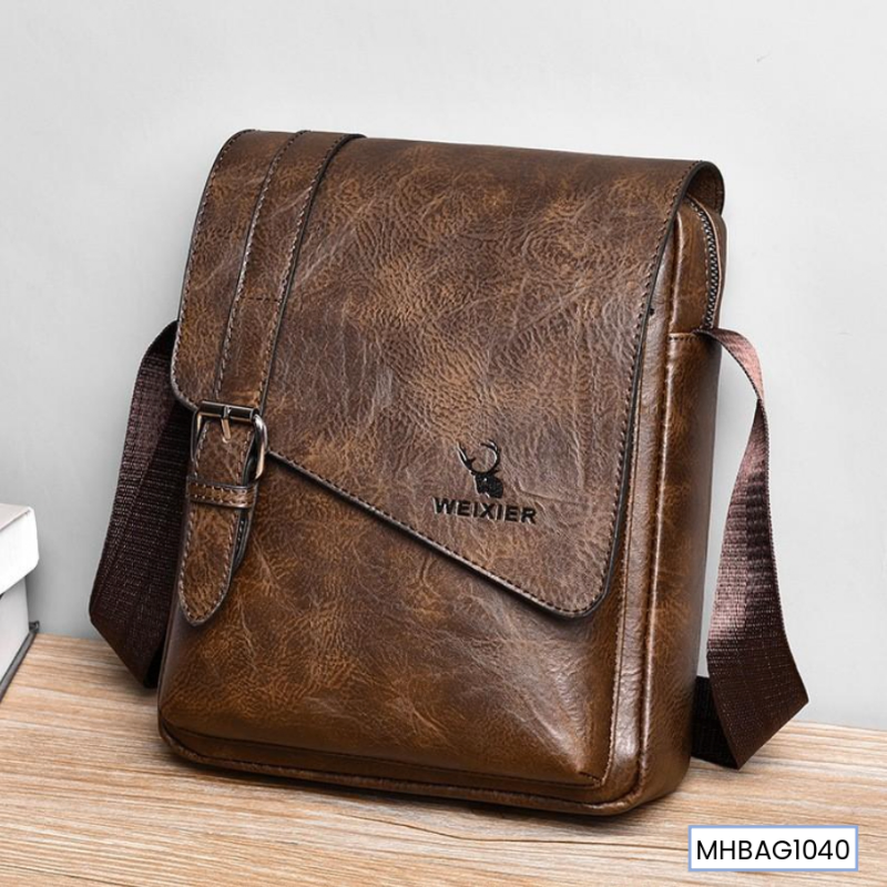 Obsidian Halo Men's Messenger Bag - OFF BEAT