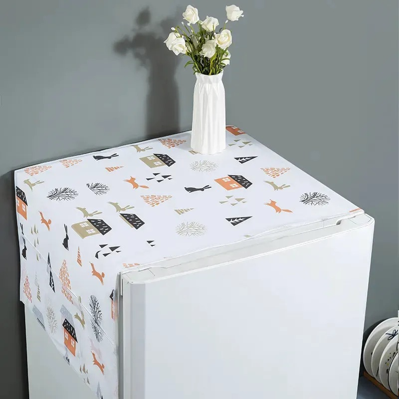 Washable Refrigerator Fridge Dust Proof Cover - Shopnest BD