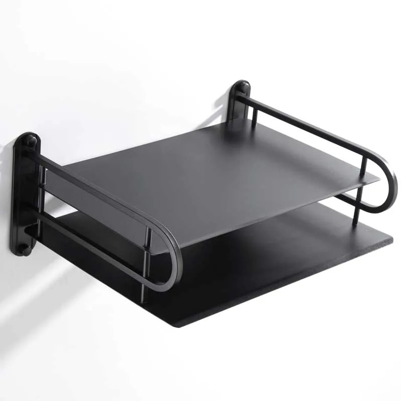 New Double Layer Metal Wall Mounted Wifi Router Stand - Shopnest BD