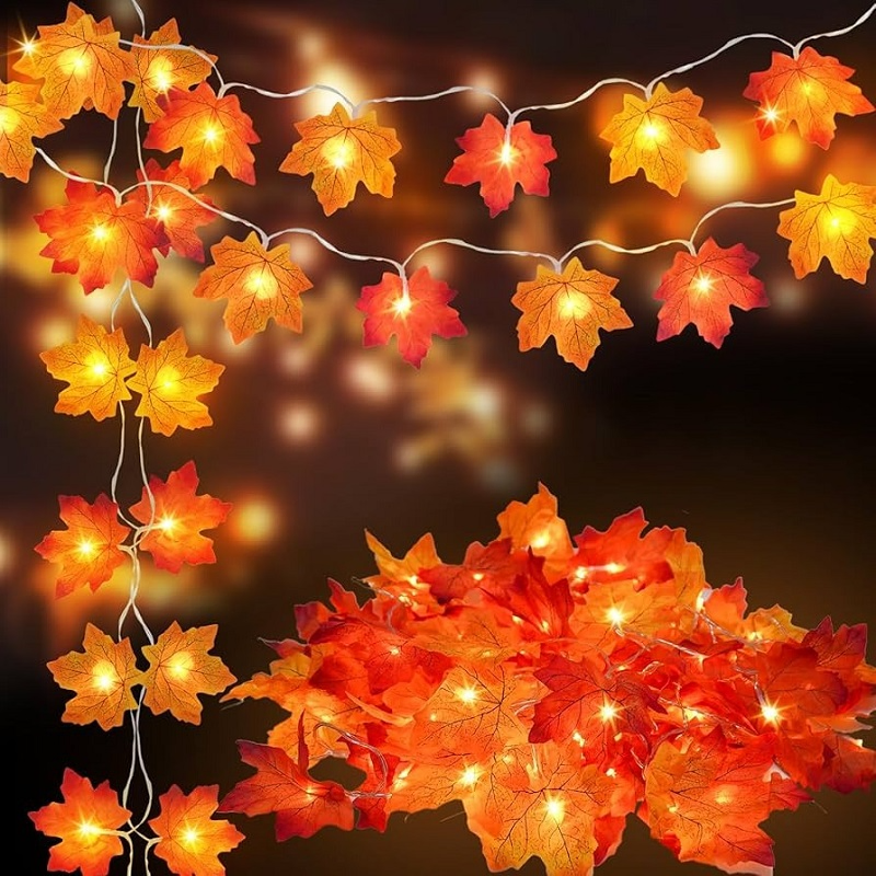 Maple Leaves Led String Lights - Shopnest BD