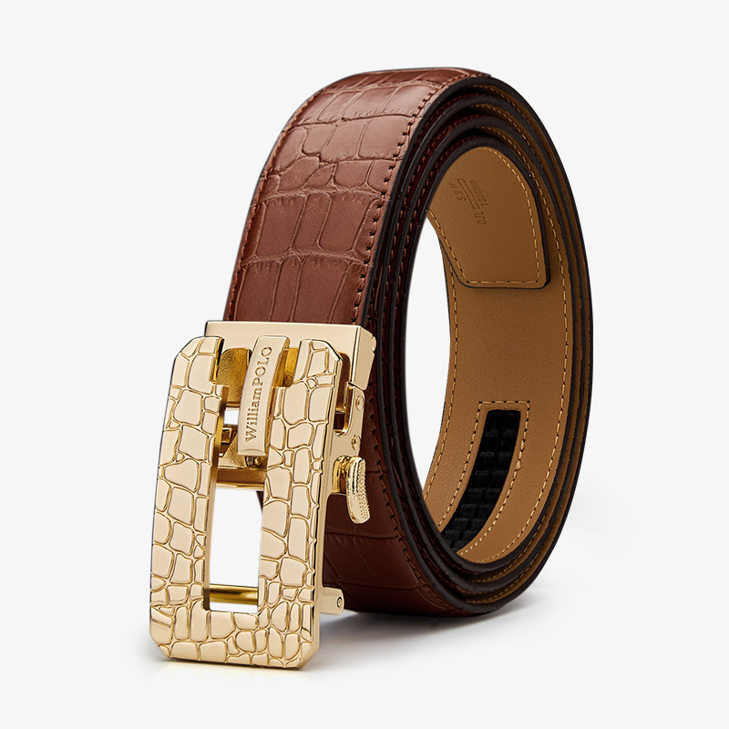 SHADOW GRIP MEN’S LEATHER BELT Copy - William Polo