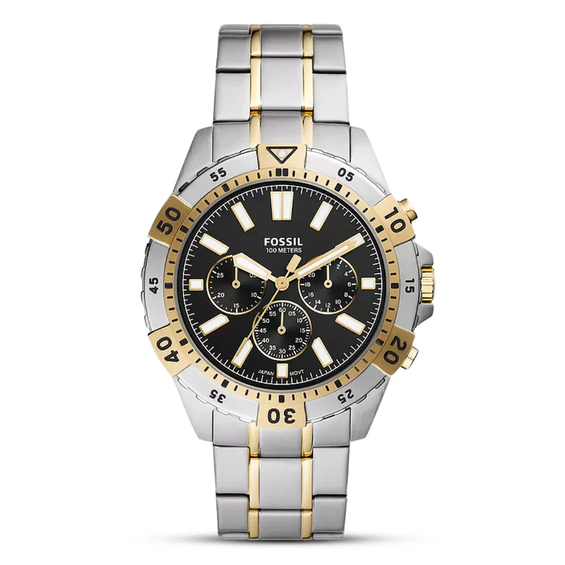 Fossil - Garrett Chronograph Stainless Steel Men's Watch - Elite Club