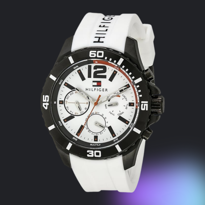 Tommy Hilfiger Nolan Multi-Function White Dial Watch - Elite Club