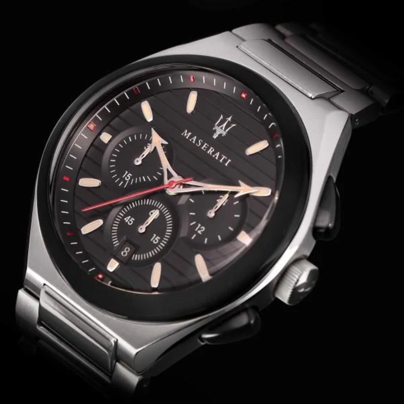 Maserati Men's Watch, TRICONIC Collection, Made of Steel - Elite Club