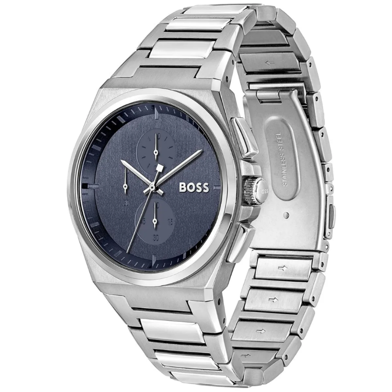 BOSS Men's Quartz Watch with Stainless Steel Strap - Elite Club