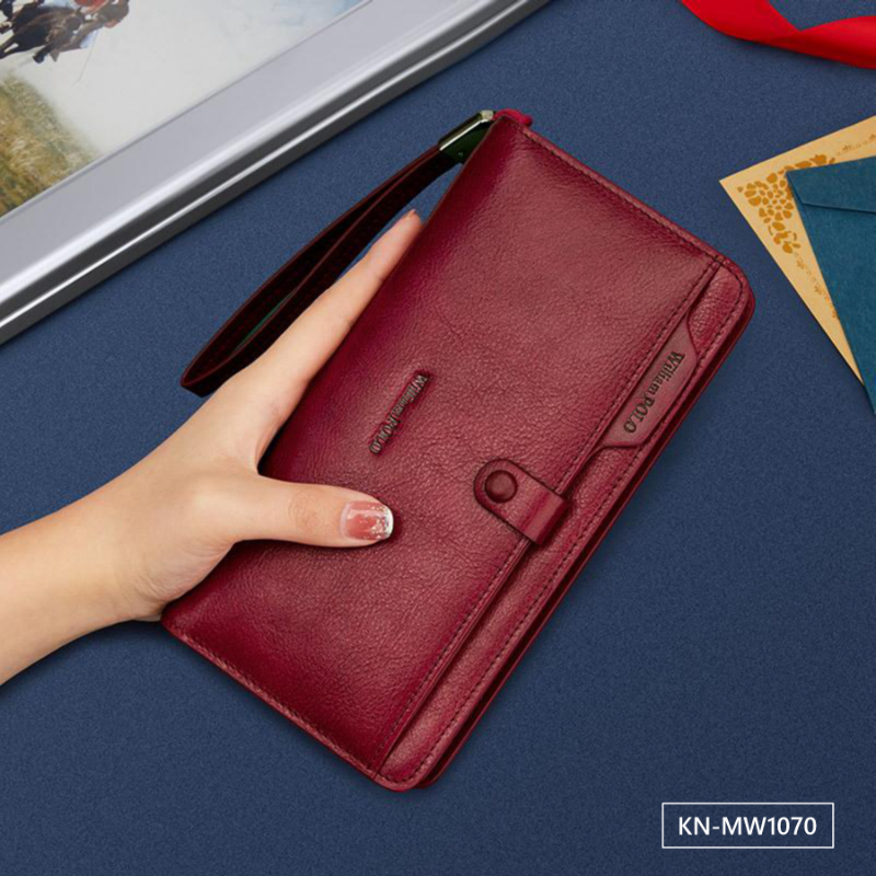 SUMMIT BLISS MEN’S BURGUNDY WALLET - KICK NATIONS