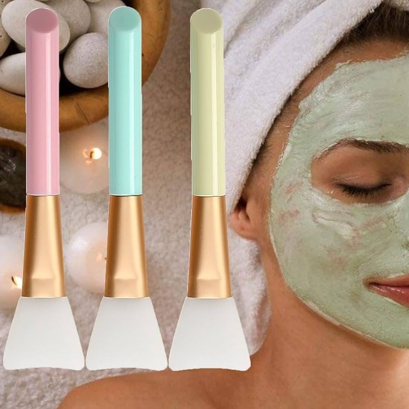 Soft Silicone Facial Mask Applicator Brush - Rivon Online Shop