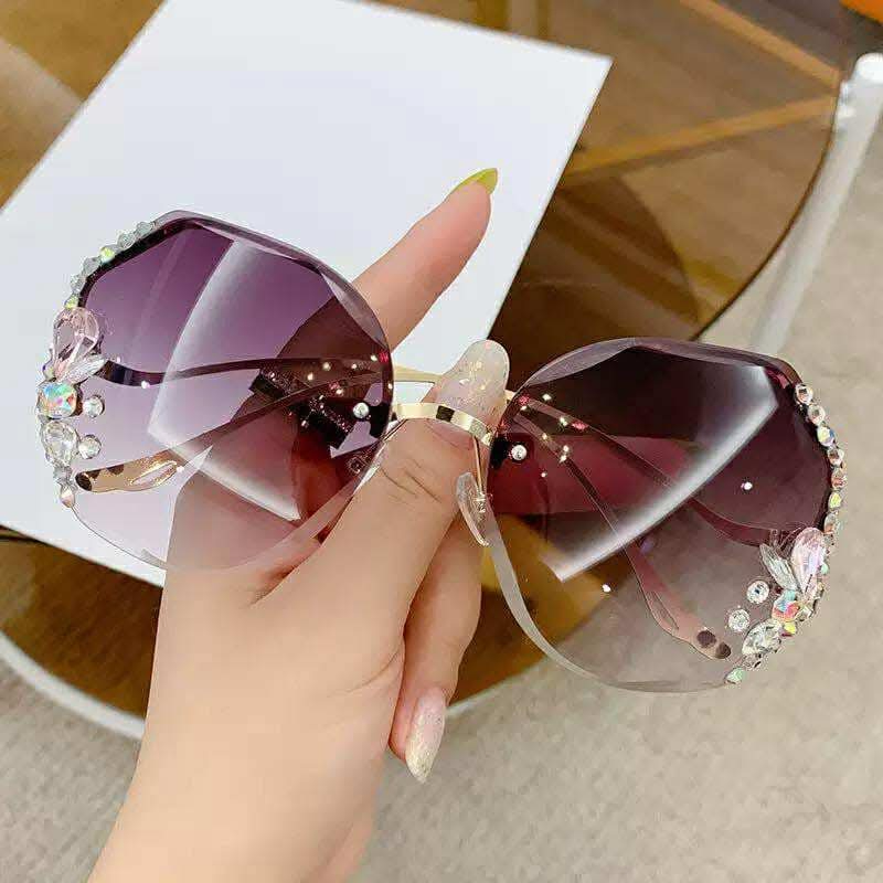 Sunglass For Women Rimless Retro Classic Design - Rivon Online Shop
