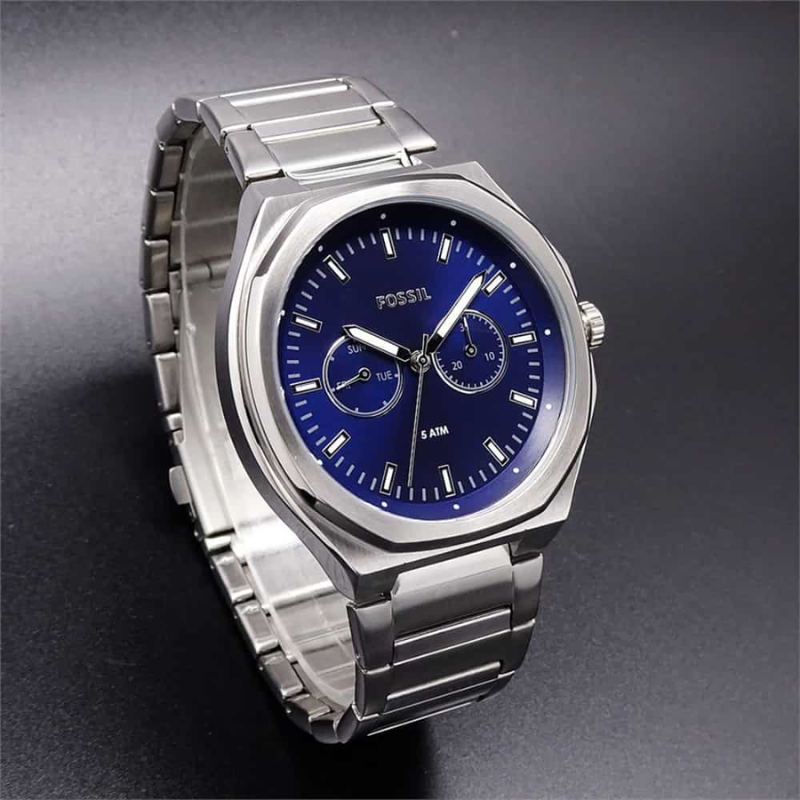 FOSSIL Evanston Multifunction Stainless Steel Watch - My Watch