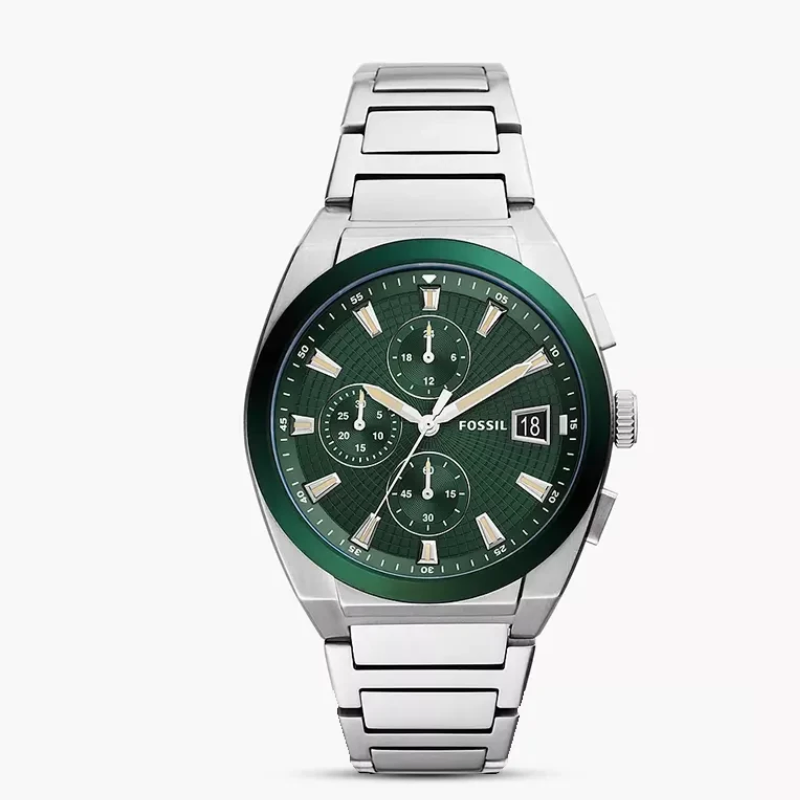 Fossil Everett Chronograph Green Dial Men's Watch - My Watch