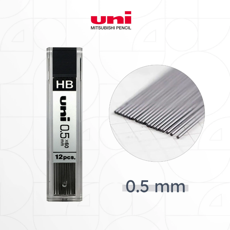 uni HB Pencil Refill Leads - TSAMSA