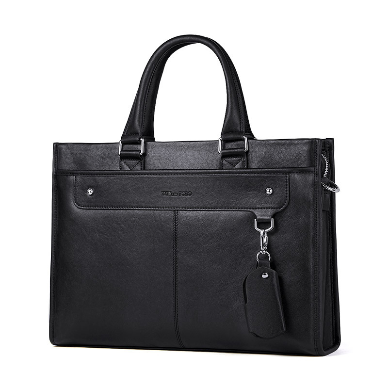 Classic Men’s Leather Briefcase - Travox.Shop
